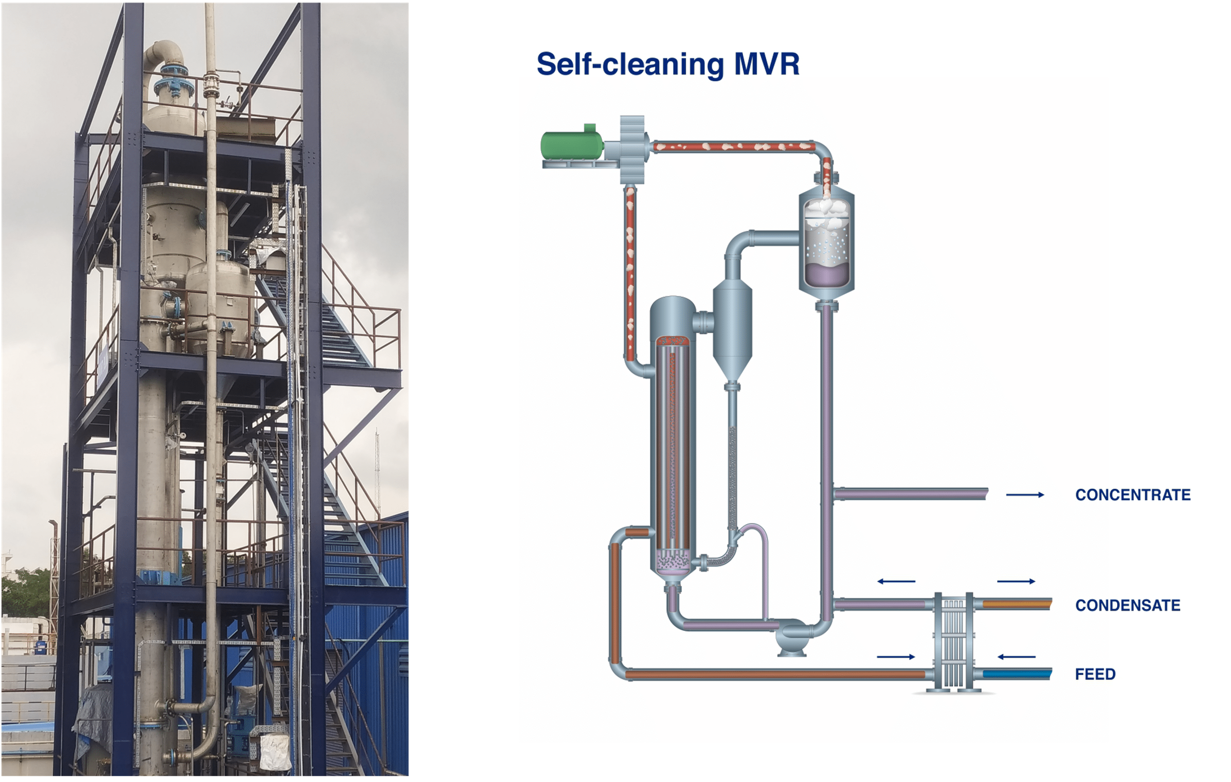 Mechanical Vapour Recompression (MVR) Evaporator